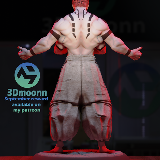 Archivo 3D sukuna - jujutsu kaisen 👾 ・Modelo imprimible en 3D para ...