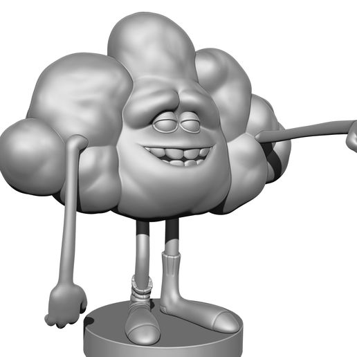 ☁️ Cloud from the cartoon Trolls STL・ STL File for 3D printing・Cults