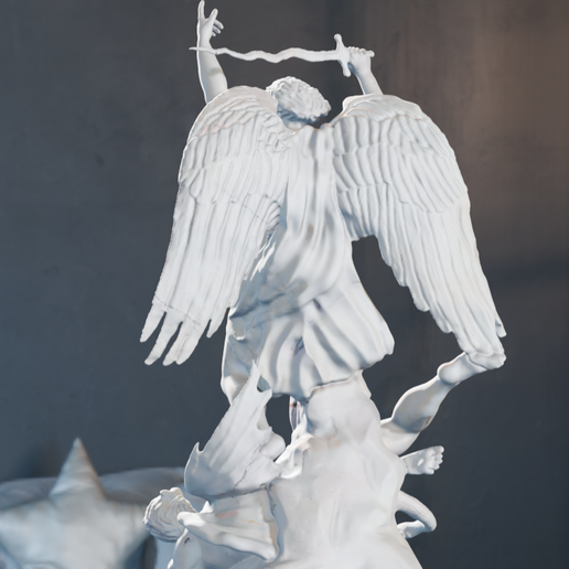 🎨 Archangel St. Michael - St. Michael the Archangel・ STL File for 3D ...