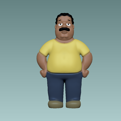 👾 Cleveland Brown from the cleveland show・ STL File for 3D printing・Cults