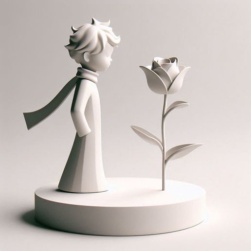 🤴 EL PRINCIPITO - DECORACION PARA ESTANTE DE LIBROS・Archivo 3D para ...
