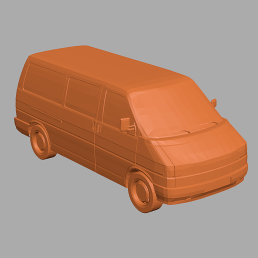 🚗 Volkswagen Transporter T4・Бесплатный STL для 3D-печать・Cults