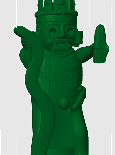 🌧️ Tlaloc Aztec Rain God・ STL File for 3D printing・Cults