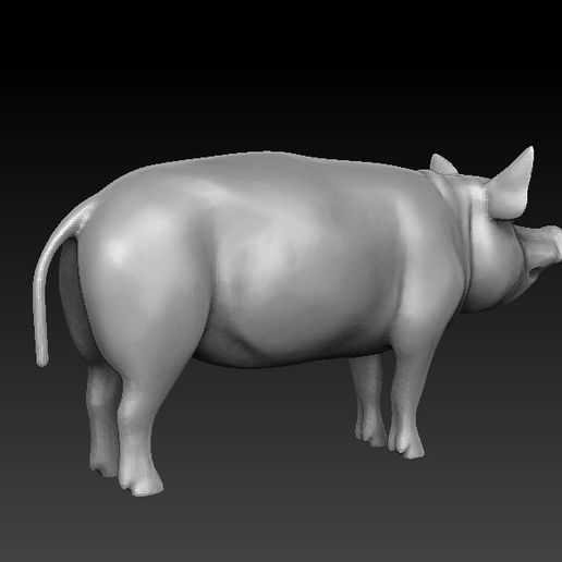 STL file Pig 3 🐖 (OBJ)・3D printer model to download・Cults