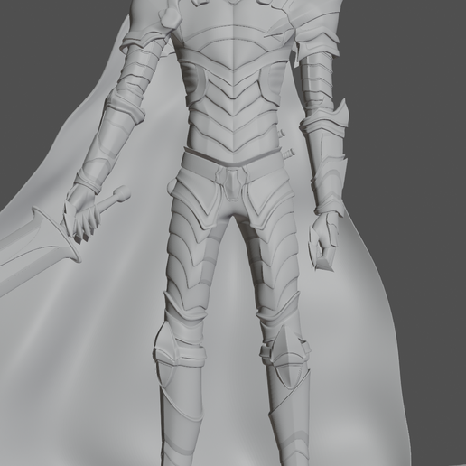 🎲 Concept Action Figure Solo Leveling-Igris Shadow・ STL File for ・Cults