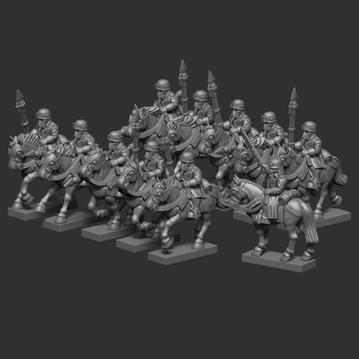 ♟ MAD: Defenders - Legion of the chem-wastes [cavalry] 6-8mm/15mm・ STL ...