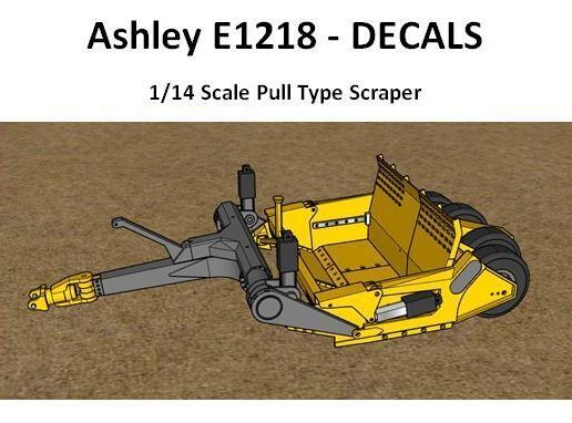 👽 Decals for the Ashley E1218 1/14 Scraper - Joe of All Trades・Free 3D ...