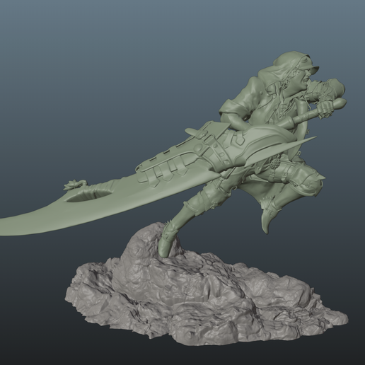 👹 Monster Hunter Wilds: Hunter・ 3D File for 3D printing・Cults
