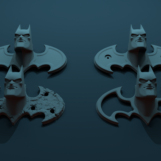 🃏 BATMAN head on stand・ STL File for 3D printing・Cults