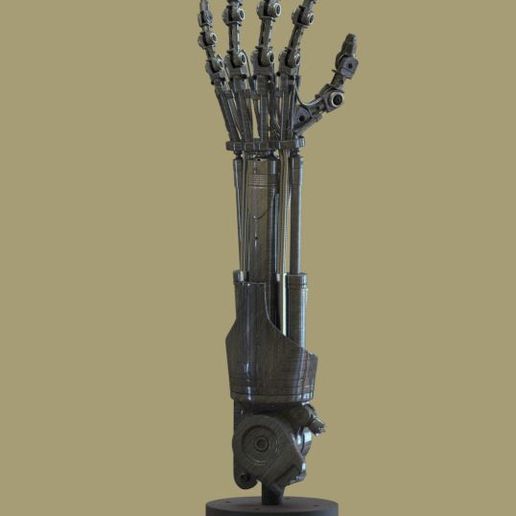 💪 Terminator T-800 Arm・ 3D File for 3D printing・Cults