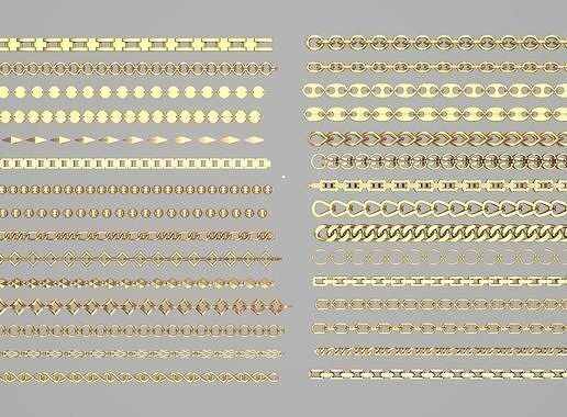 STL file Pack of 30 Chains ⛓️ ・3D printing idea to download・Cults