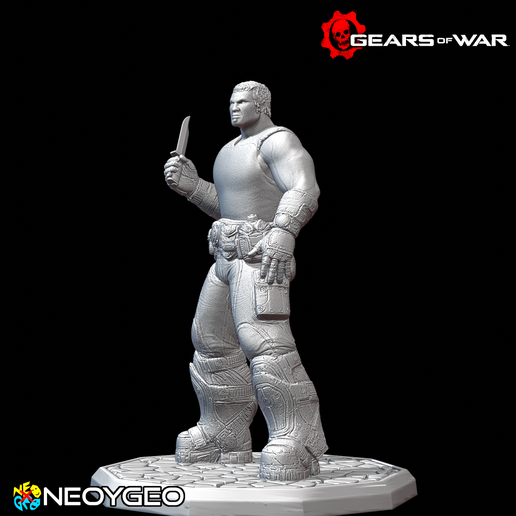 MARCUS UNARMORED - GEARS OF WAR - Cults3D 3D Model | 3Drop