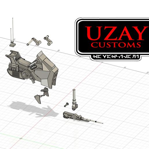 ⭐ Star Wars AOTC mandalorian articulated AT-RT 3D print model・ 3D File ...