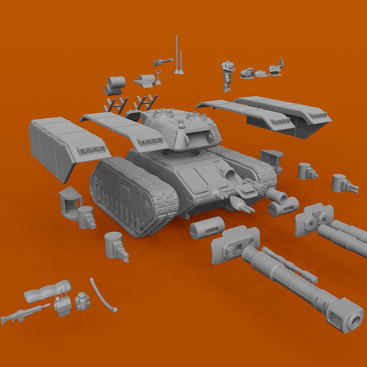 🦣 Imperial Mammoth Tank・ 3D File for 3D printing・Cults