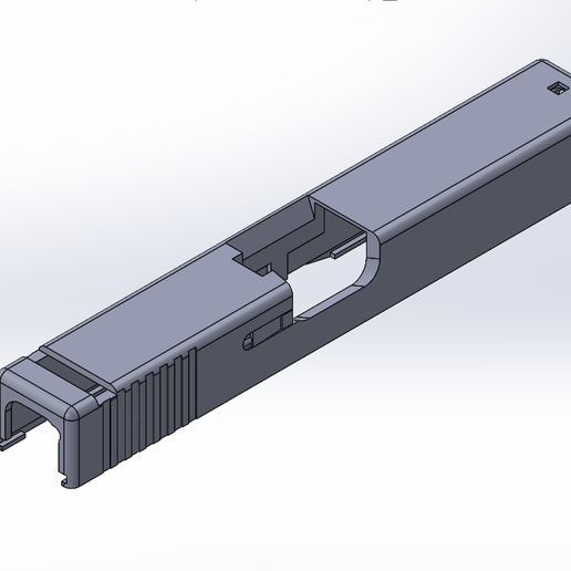 🛝 E&C G17 gen 3 slide (Marui spec) GBB airsoft・Free STL File for 3D ...