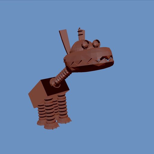 Файл OBJ Goddard sitting | Jimmy Neutron 🩻 ・3D-печатная модель для ...