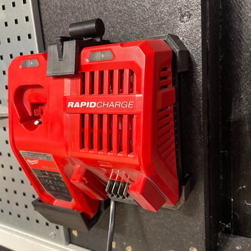 🧞‍♂️ Milwaukee Rapid Charger holder m18 / m12・ STL File for 3D printing ...