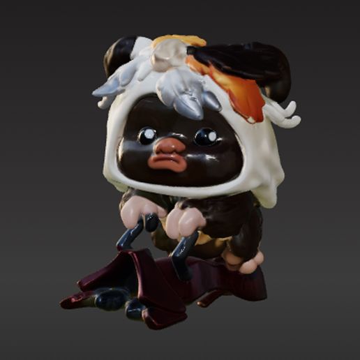 🎨 Ewok Paploo Chibi - Fan Art・ STL File for 3D printing・Cults