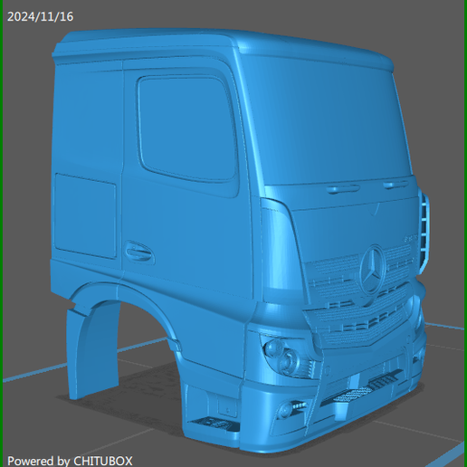 STL file mercedez actros new low roof 🆕 ・3D printing model to download ...