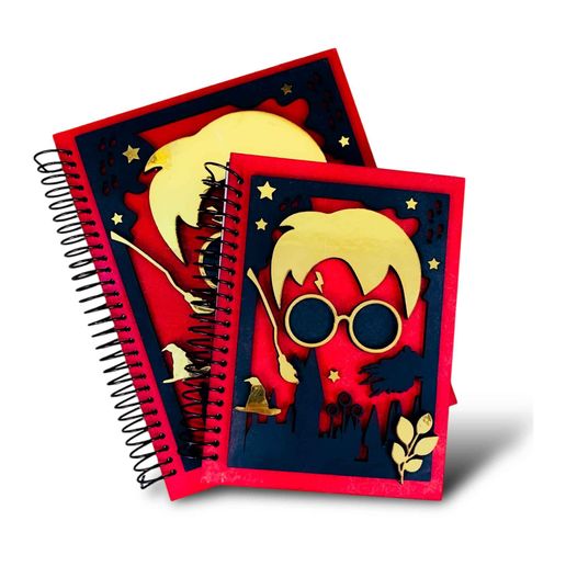 📓 Harry Potter & the Scar Notebook Journal Cover Laser Cut Files & SVG ...