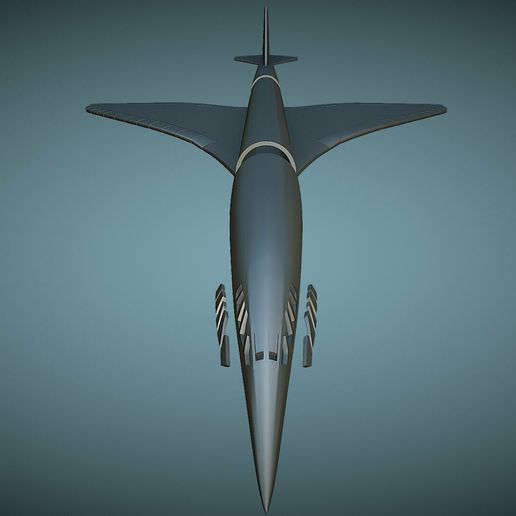 🛩️ Boeing 2707-300 - 1/200 scale・ STL File for 3D printing・Cults