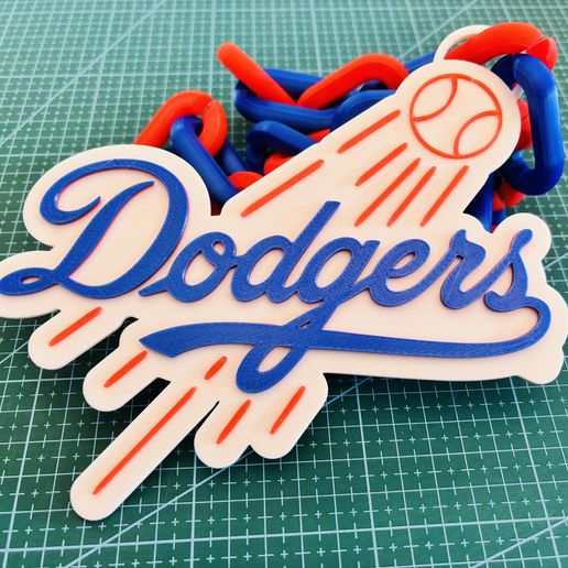 ⚾ LOS ANGELES DODGERS CHAIN・ STL File for 3D printing・Cults