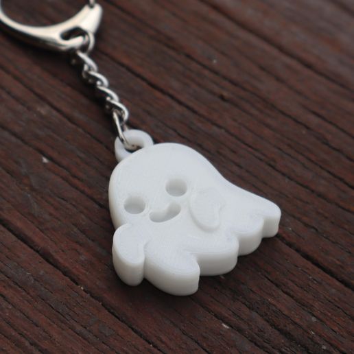🎃 Cute Halloween Ghost Keychain – Easy Print, No Supports Needed・ STL ...