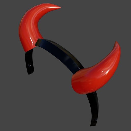 😈 Wearable Devil Horns・ STL File for 3D printing・Cults