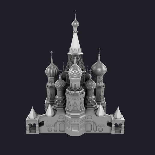 ⛪ Saint Basil's Cathedral 3D MODEL・ 3D File for 3D printing・Cults