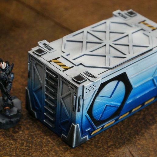 ♾️ Industrial container designed for Infinity・Free STL File for ・Cults