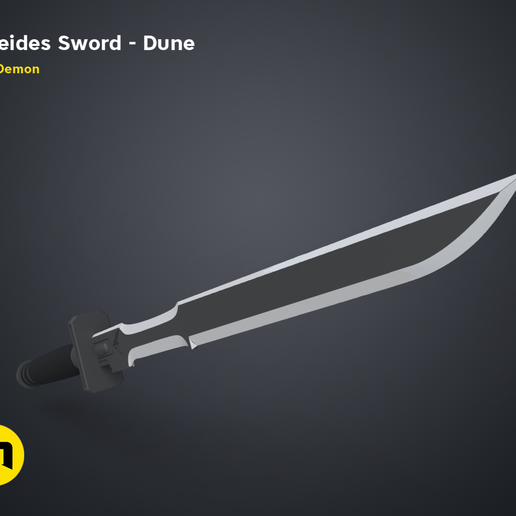 🗡️ Atreides Sword 1 – Dune・ 3D File for ・Cults