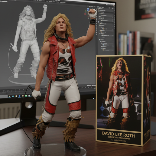 ️ David Lee Roth: ¡El Showman del Hard Rock en Plena Extravagancia en ...