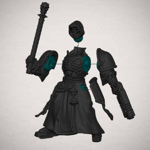 🎲 Lord Chaplain・ 3D File for 3D printing・Cults