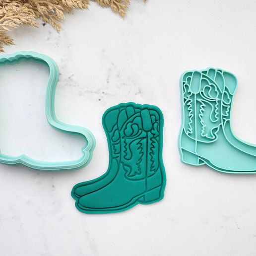 🍪 Cookie Cutter - Cowboy Boot・ 3D File for 3D printing・Cults