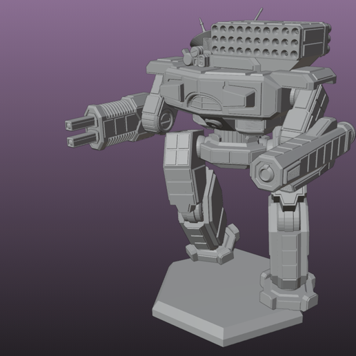 🧩 Shugenja Battlemech・Free 3D File for ・Cults