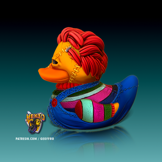 🦆 Chucky Duck・ 3D File for 3D printing・Cults