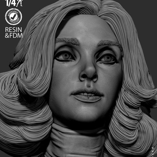 👤 WICKED MARVELTHE WASP PORTRAIT BUST: TESTED AND READY FOR 3D PRINTING ...