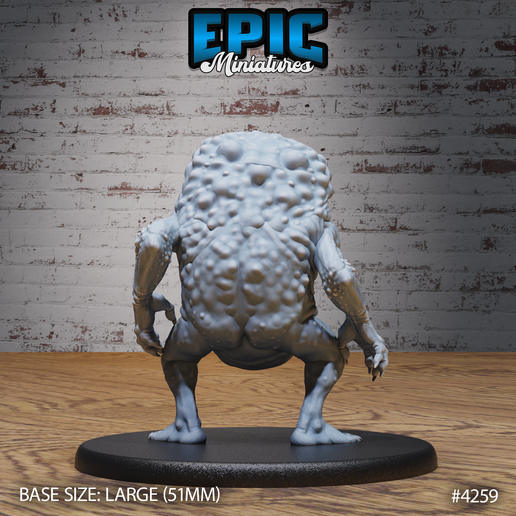 3D file Sewer Toad ‧ DnD Miniature ‧ Tabletop Miniatures ‧ Gaming ...