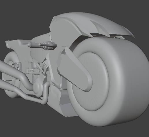 ⚡ Stormcloud Bike STL - Sci-Fi Electric Motorcycle - 3D Printable Model ...