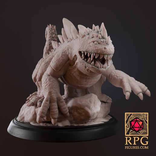👹 D&D Monsters - Basilisk・Free STL File for 3D printing・Cults