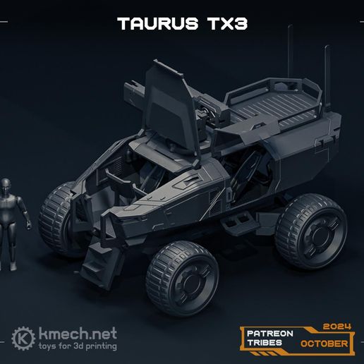 ♉ TAURUS vehicle・ 3D File for 3D printing・Cults