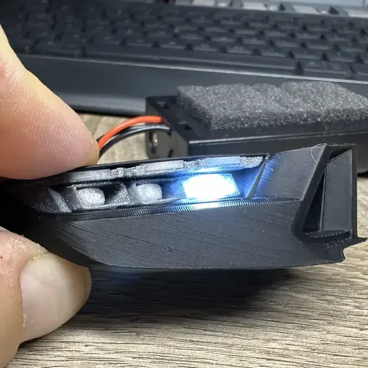 🐎 Front LED lights for 1/10 Mustang Dark Horse RC Car・Free STL File for ...