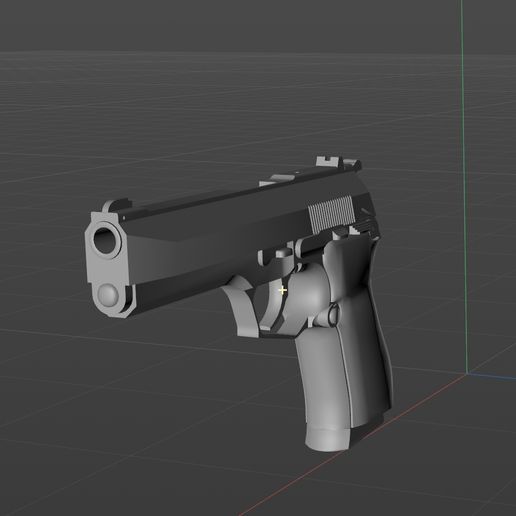 OBJ file South African Vektor SP1 pistol digital model material 🔫 ・3D ...