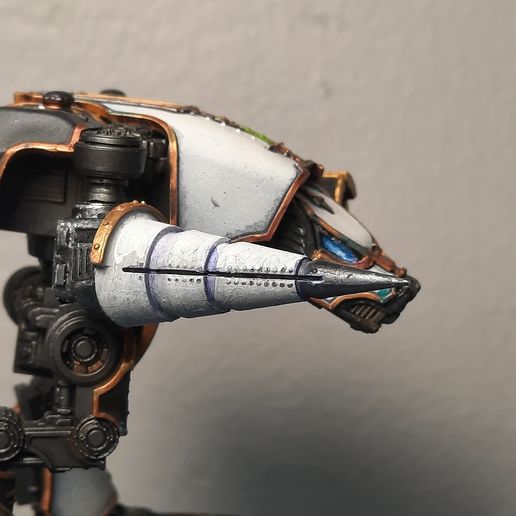 🤜 Wardog Heavy Lance・Free STL File for ・Cults