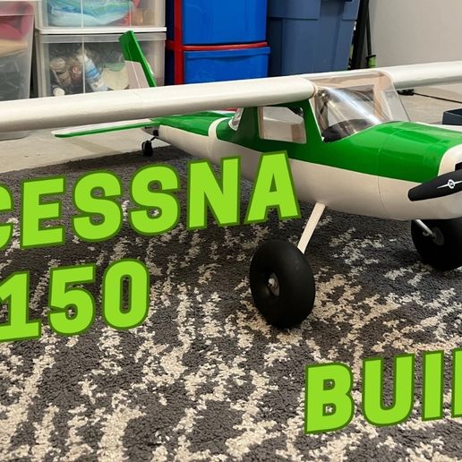 ️ 1.5m RC Cessna 150・ 3D File for 3D printing・Cults