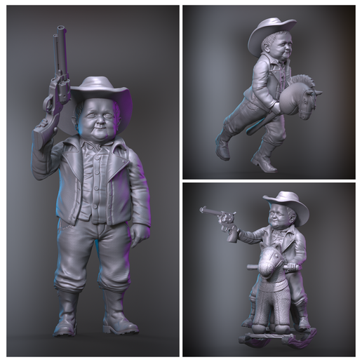 🤠 HASBULLA Cowboy Set・Fichier 3D pour Impression 3D・Cults