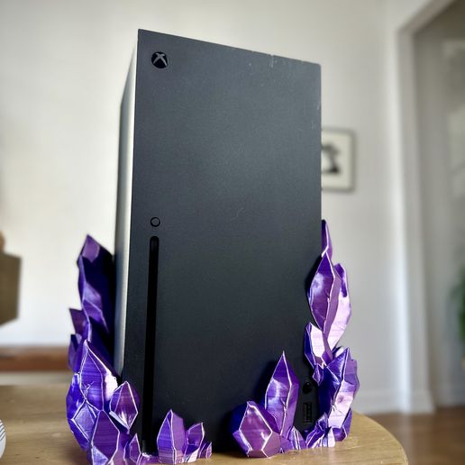 🎮 Xbox Crystal Decor Series X - Print-in-Place・ 3D File for ・Cults