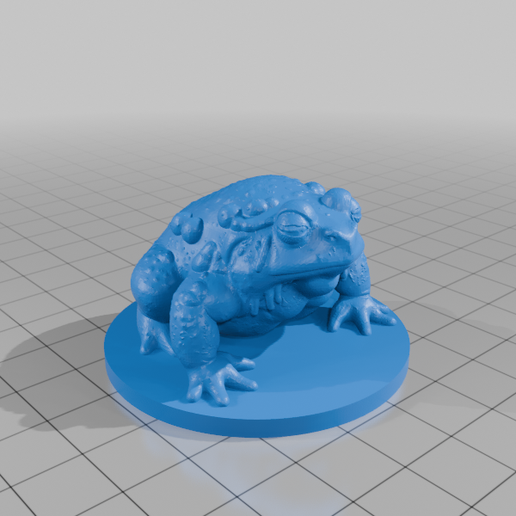 🐸 Giant Toad Collection (DND/TTRPG)・Free STL File for 3D printing・Cults