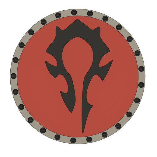 🗺️ World of Warcraft Horde Coaster・Free STL File for 3D printing・Cults