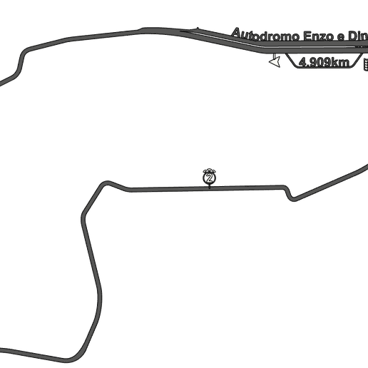 🔌 MJS2210 F1 Imola CIRCUIT FOR 3D PRINTING・ STL File for ・Cults